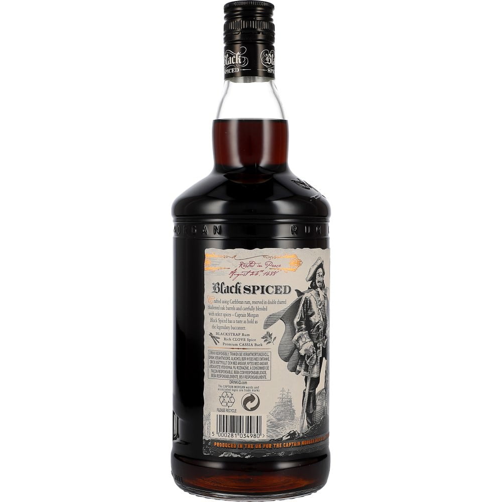 Osta Black Spiced Captain Morgan 40 % juomien verkkokaupasta edullisesti